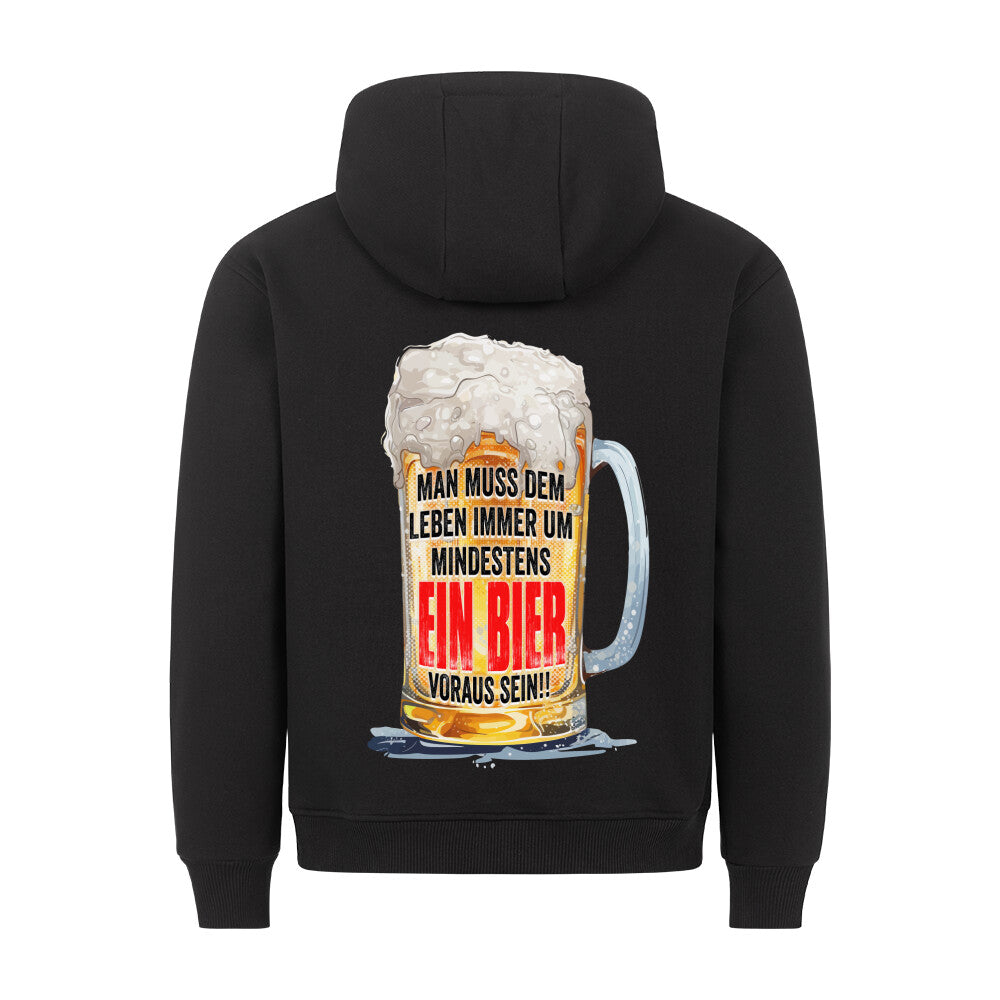Classic Hoodie "Ein Bier" Backprint – Schützengaudi
